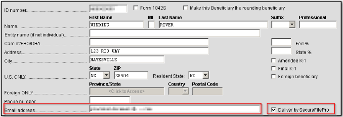 Drake Portals - K1 Delivery to Shareholders, Partners, or Beneficiaries