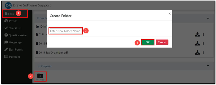 Drake Portals - Folder Options