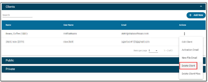 Drake Portals - Employee and Client Settings