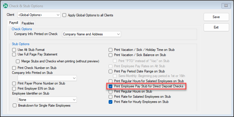 Drake Accounting - Direct Deposit