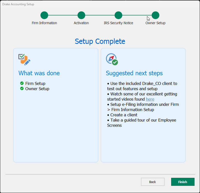 Drake Accounting - DAS 2025 Setup