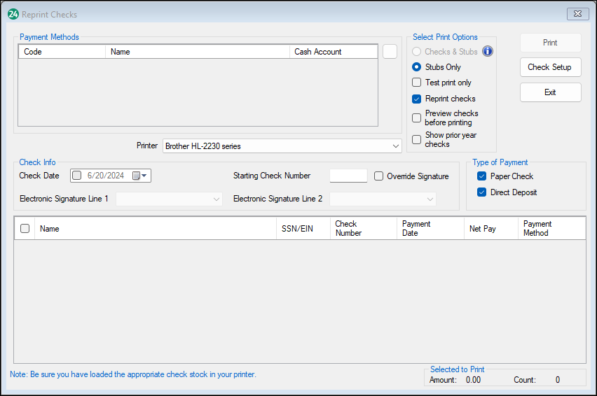 Drake Accounting - Reprint Live Payables Checks