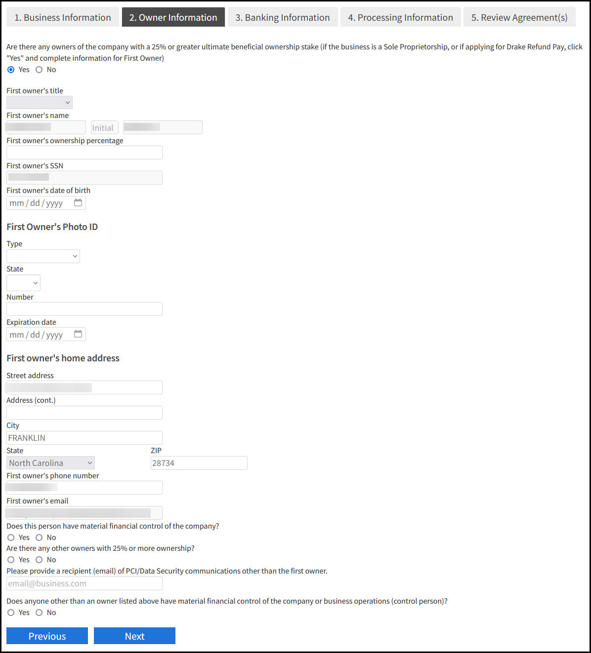 Drake Pay and Drake Refund Pay - Application Process
