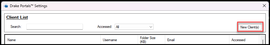 Drake Portals - Client Setup