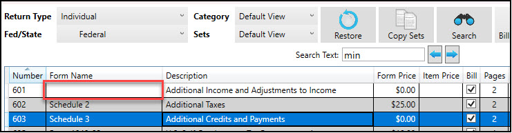 Drake Tax - Bill Options and Troubleshooting