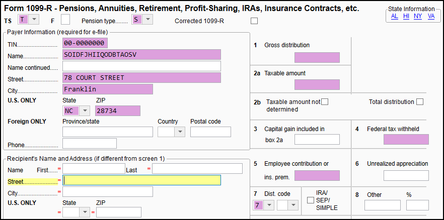 Drake Tax - LookBack - Compare Last Year and This Year Data in Same Return
