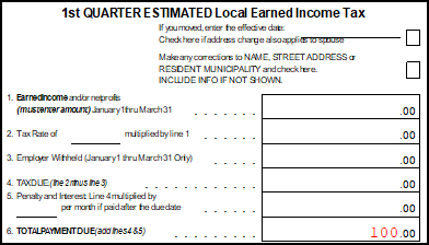 Drake Tax - PA: LOCAL Returns