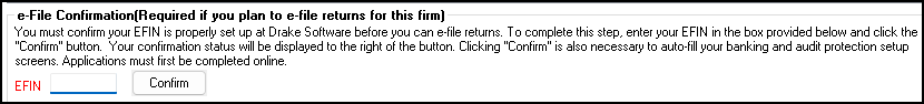 Drake Tax - Firm Setup and e-File Confirmation
