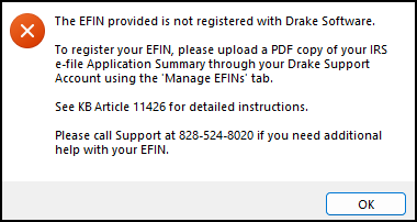 Drake Tax - Firm Setup and e-File Confirmation
