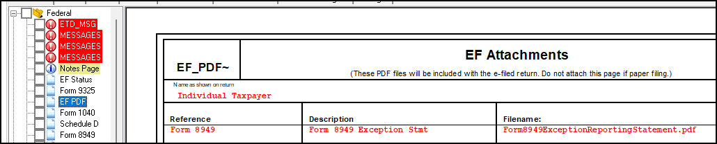 Drake Tax - PDF Attachments - Attachments for e-File