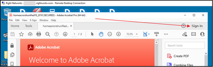 Rightworks - Adobe Acrobat